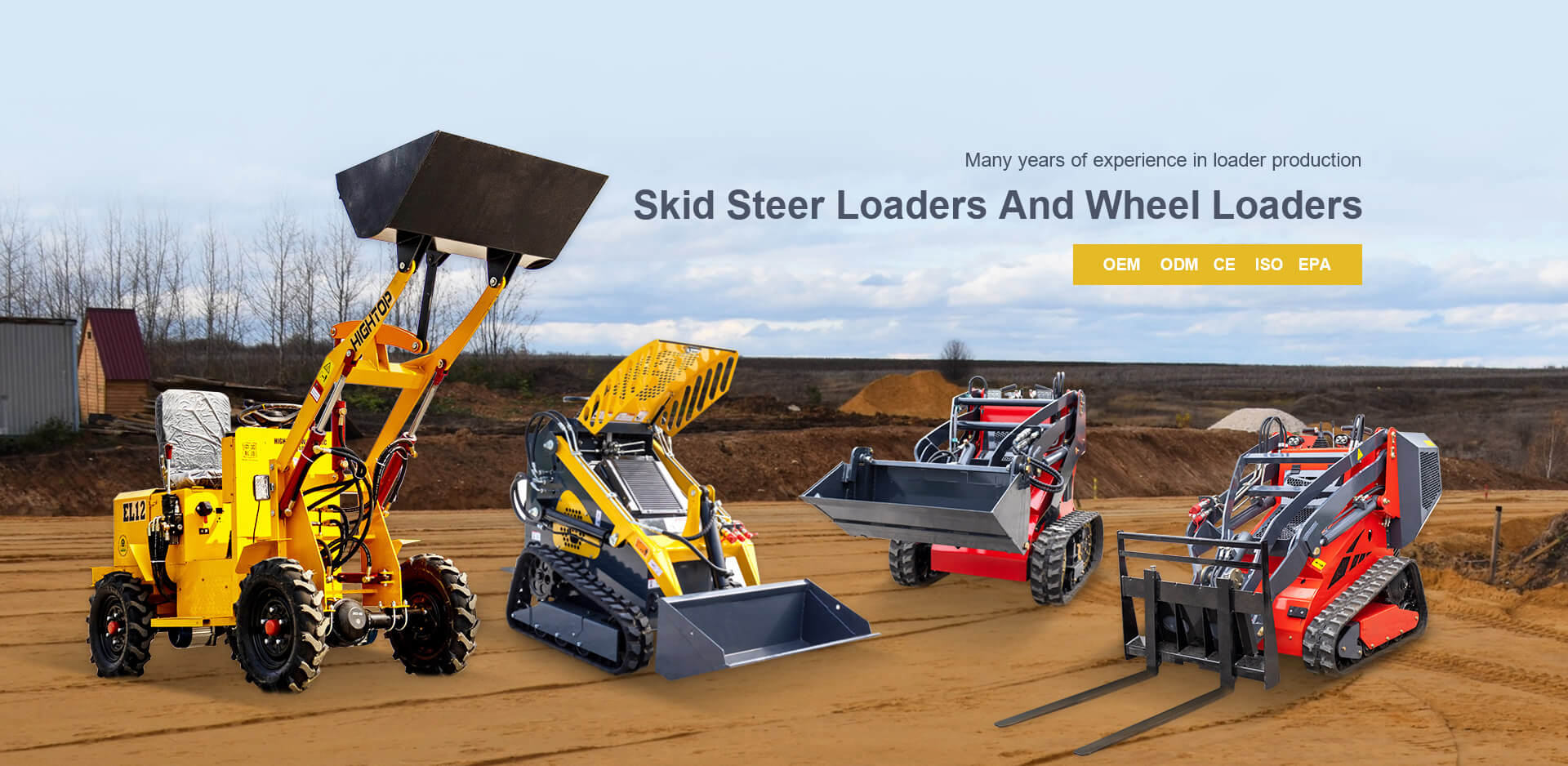 Mini Excavator_Skid Steer Loader_Mini dumper-Shandong Hightop Group